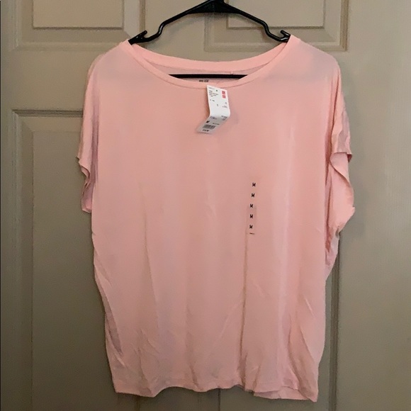 Uniqlo | Tops | New Pink Uniqlo Relaxed Tee | Poshmark